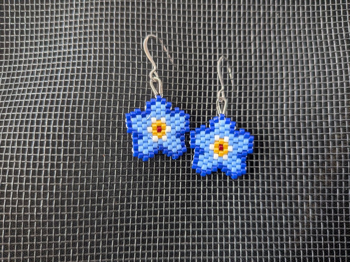 Flower earrings | Camp Robber Beads
